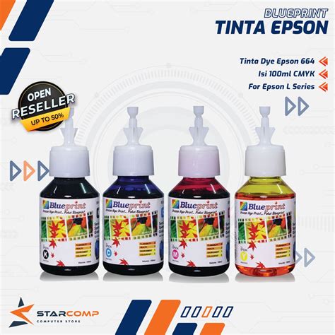 Jual Tinta Epson BLUEPRINT Refill For Printer Epson L Series Ml Shopee Indonesia
