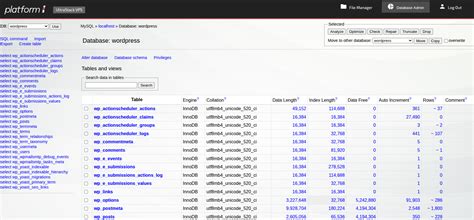 Using The Database And File Manager On Wordpress Playgrounds