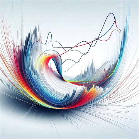 Abstract Digital Technology Data Visualization Background Premium Ai Generated Image