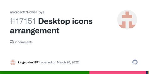 Desktop Icons Arrangement Issue 17151 Microsoft PowerToys GitHub