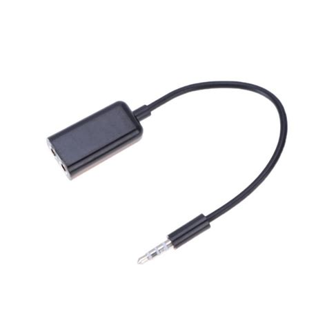 Разветвитель для наушников 3 5 мм для 2 женщин любовников Разветвитель для наушников черный