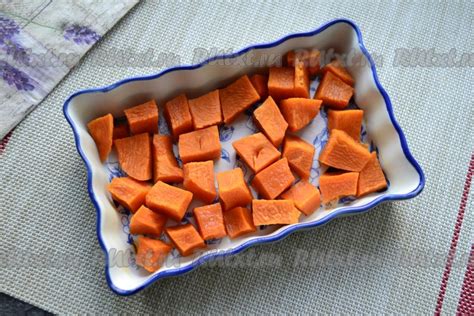 Тыква с сахаром в микроволновке 7 фото в рецепте
