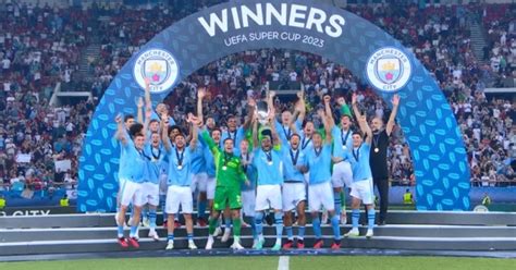 유럽 최강 입증한 맨시티 트레블 달성 이어 슈퍼컵도 우승