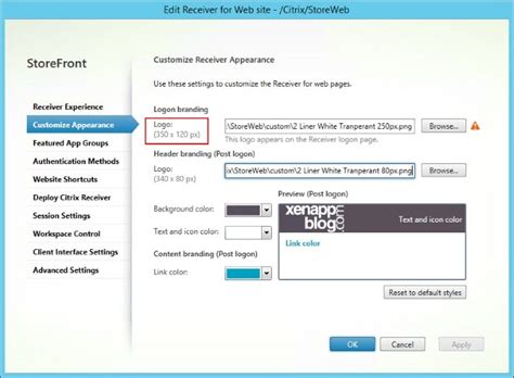 Citrix NetScaler Gateway And StoreFront Customization Xenappblog