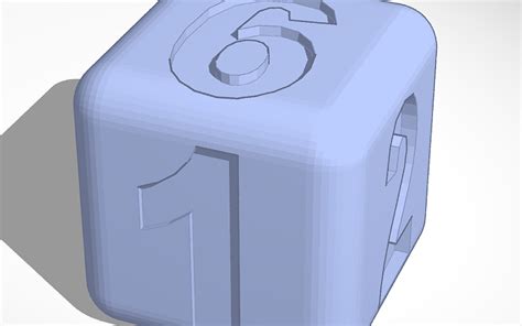 3d Design Dice Tinkercad