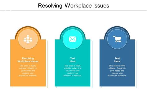 Resolving Workplace Issues Ppt Powerpoint Presentation Slides Ideas Cpb Presentation Graphics
