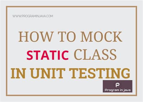 Program In Java What Is Powermockito