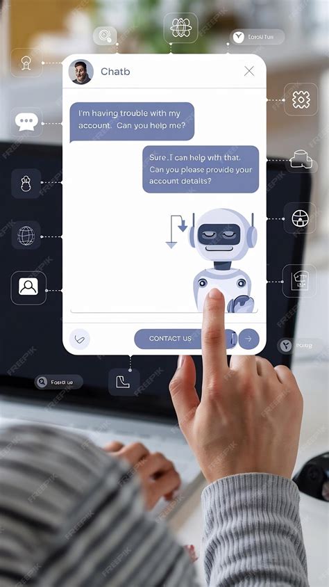 Chatbot Conversation Assistant Person Using Online Customer Service With Chat Bot To Get Support