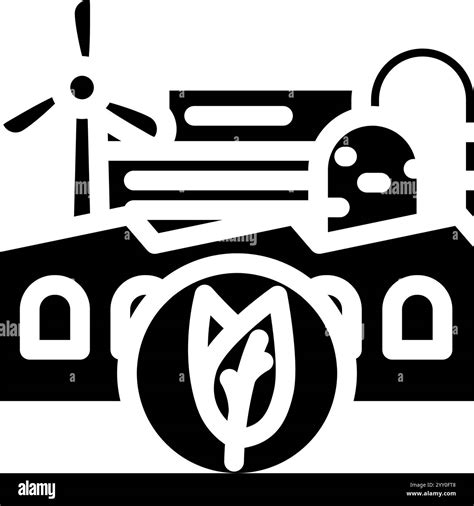 Sustainable Industry Glyph Icon Vector Illustration Stock Vector Image