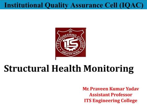 Structural Health Monitoring Pptx