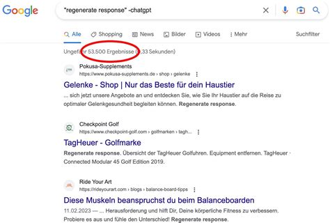 Regenerate Response So Findet Ihr Seiten Die Chatgpt Genutzt Haben Omr