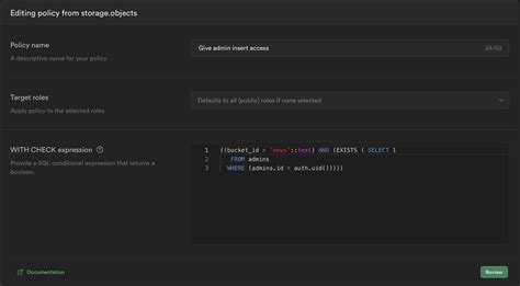 access database table from storage rls policy · supabase · discussion