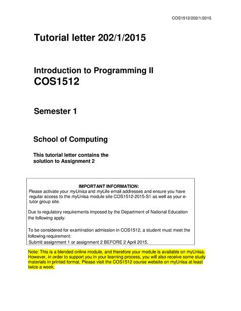 cos1512 202 2015 1 b cos1512 202 1 tutorial letter 202 1