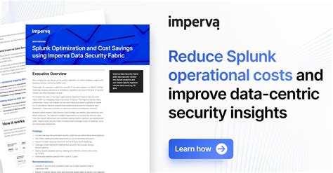 Splunk Optimization And Cost Savings Using Imperva Data Security Fabric Resource Library