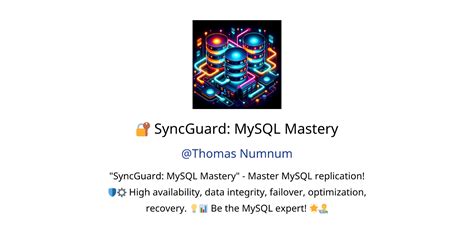 🔐 Syncguard Mysql Mastery Gpts Features And Functions Examples And Prompts Gpt Store