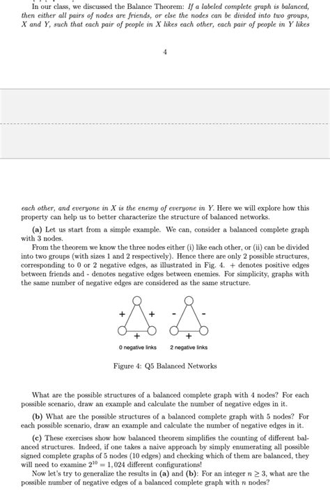 In Our Class We Discussed The Balance Theorem If A Chegg Com