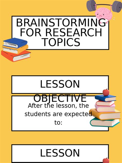 Brainstorming Fo Research Topics Pdf