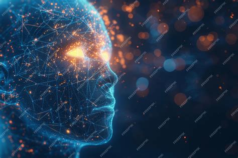 Premium Photo Digital Neural Connections And Human Brain Activity