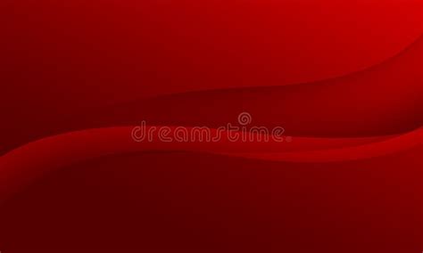 Red Curve Wave Lines Soft Gradient Abstract Background For Artwork