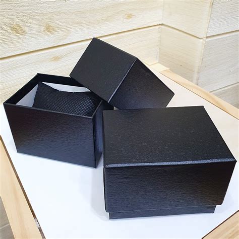 กล ่ องนาฬิกา กล ่ องกระดาษแข ็ ง Leatherette Shopee Thailand
