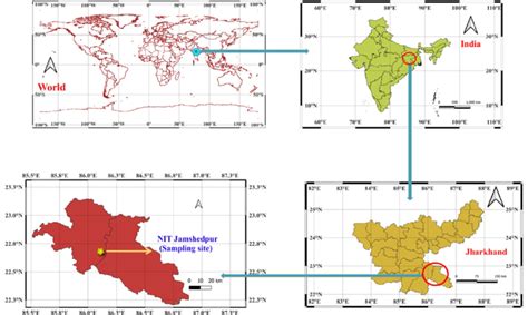 Map Of Sampling Location Download Scientific Diagram