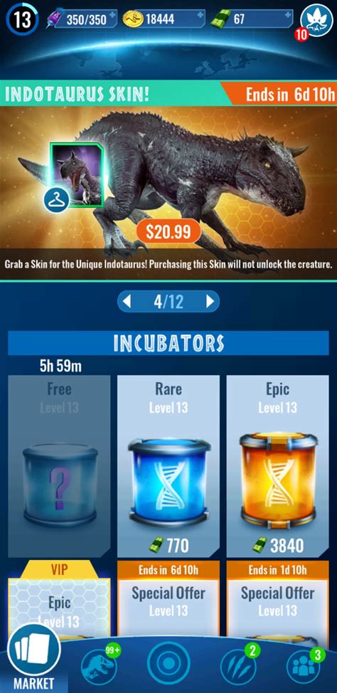 Sadly The Awesome Indotaurus Skin Cost Money Rjurassicworldalive