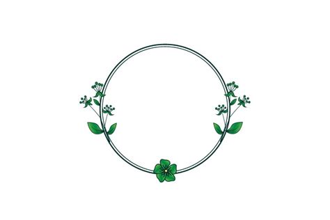 Circle Border Nature Design Concept