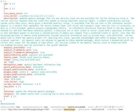 exporting nessus scan results to splunk alexander v leonov