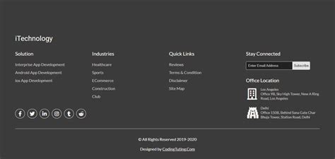 Day 267 Footer Ui Design Artofit