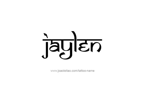 Jaylen Name Tattoo Designs