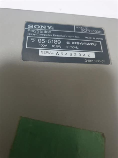 Ps1 Unit Sony Playstation 1 Video Gaming Video Game Consoles PlayStation On Carousell