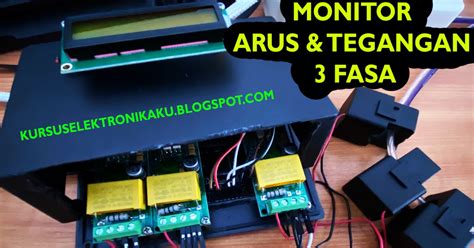 Monitor Arus Dan Tegangan 3 Fasa Iot Blynk Grafik Realtime
