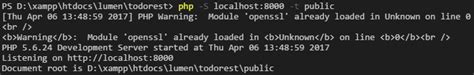 Create Lumen REST API Authentication For The ToDo App
