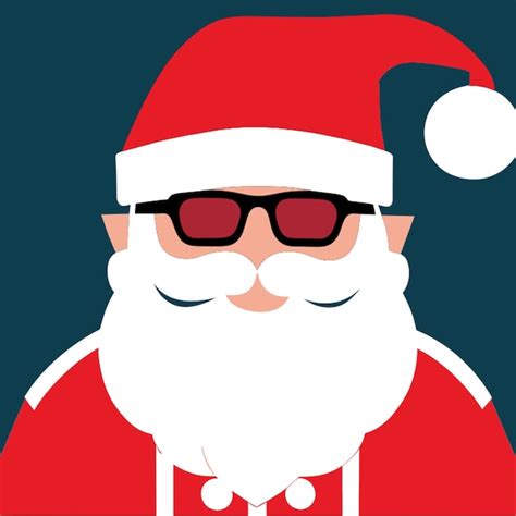 Premium Vector Simple Santa Claus Pattern Vector Illustration