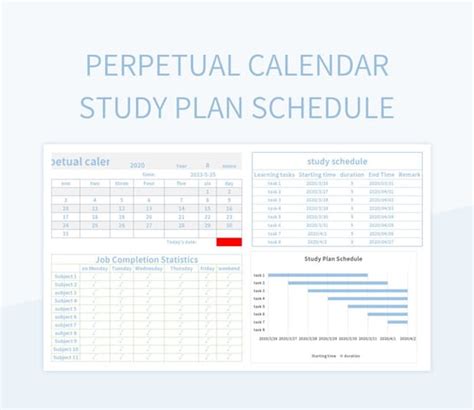 Free Study Planning Templates For Google Sheets And Microsoft Excel Slidesdocs