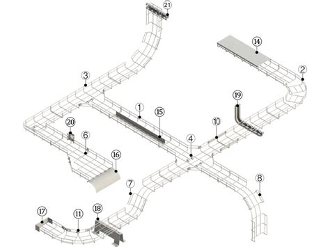 Wire Mesh Cable Tray Cable Tray Support Hdmann Cable Management System