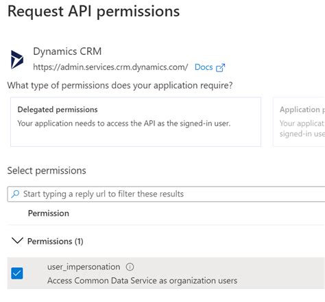 Setting Azure Ad Api Permission For Dynamics Crm Online Using Azure Powershell Az Module