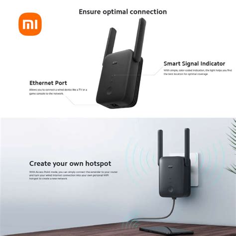 Xiaomi Wifi Repeater Ghz Wifi Range Extender Ac Mbps Wi Fi Signal Amplifier Wireless