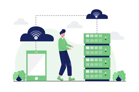 Internet Things Flat Vector Illustration By Stringlabs Thehungryjpeg