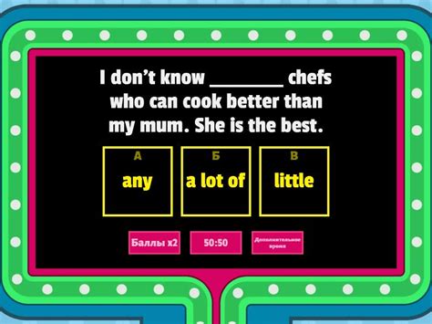 Expressing Quantity Gameshow Quiz