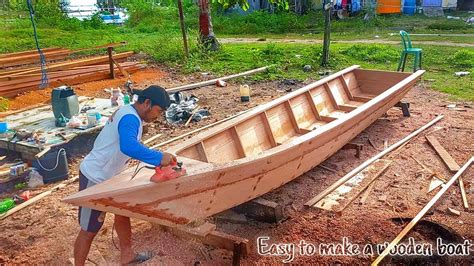 Cara Mudah Membuat Perahu Kayu Youtube
