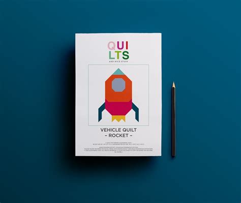 New Pdf Quilt Block Pattern Rocket Vehicle Quilt Etsy