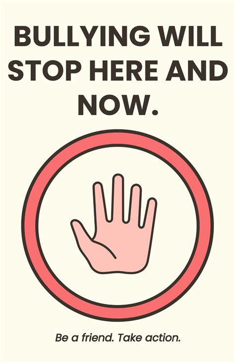 Stop Bullying Flyers Bullying