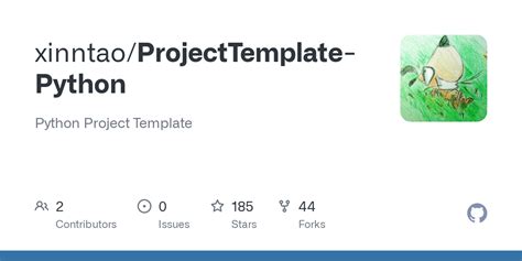 Github Xinntaoprojecttemplate Python Python Project Template
