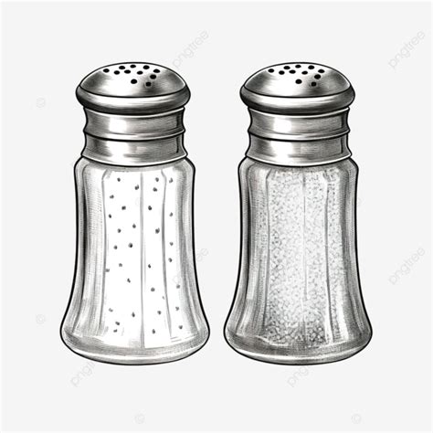 Salt And Pepper Clipart Black And White