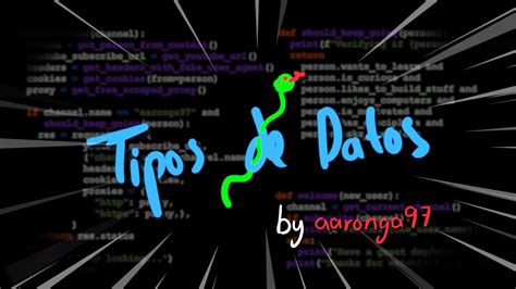 314 Tipos De Datos Aprende A Programar Con Python 🐍 Youtube