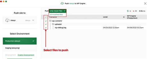 using wp local with wp engine