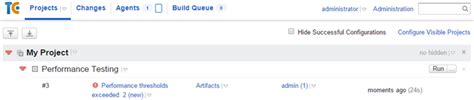 performance profiling in continuous integration dottrace and teamcity