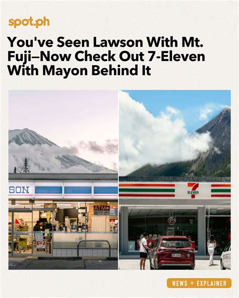 Spotph A 7 Eleven Offers A Unique View Of Mayon Facebook