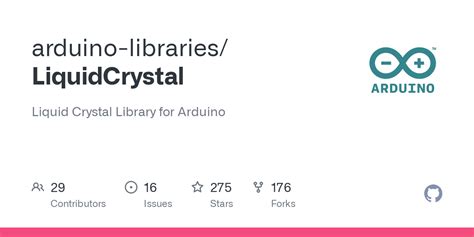 Liquidcrystal At Master · Arduino Librariesliquidcrystal · Github